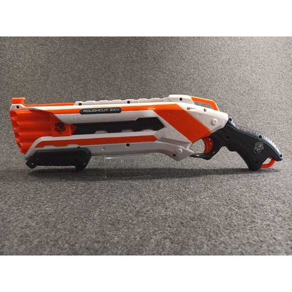 Hasbro | Toys | Nerf Nstrike Elite Roughcut 2x4 Shotgun Blaster Hasbro White White | Poshmark